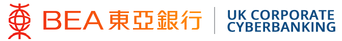The Bank of East Asia (UK) Corporate Cyberbanking